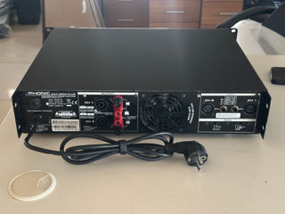 Amplificator Phonic max 2500 plus. 2 x 750w (4 ohmi)