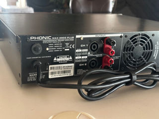 Amplificator Phonic max 2500 plus. 2 x 750w (4 ohmi)