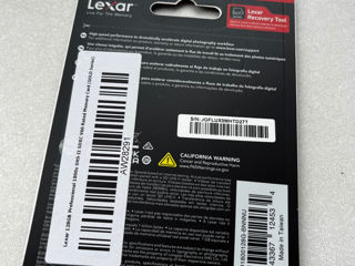 Card Lexar 128GB V60 UHS-II (Gold) Nou