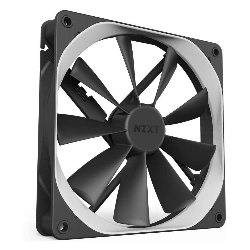 Pc Case Fan Nzxt Aer F120, 120X120X26Mm, 22-31Db, 21-63Cfm, 500-1500Rpm ...