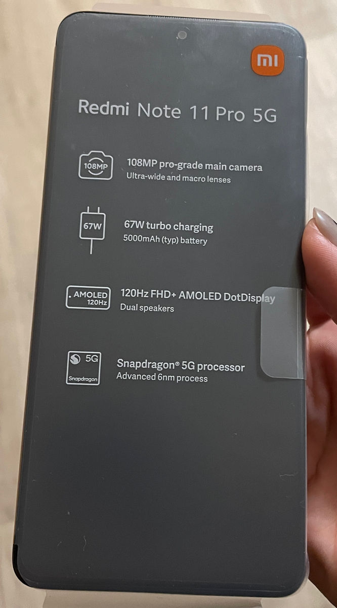 Xiaomi,Redmo Note 11 Pro 5G,este nou are încărcător este fără cutie.