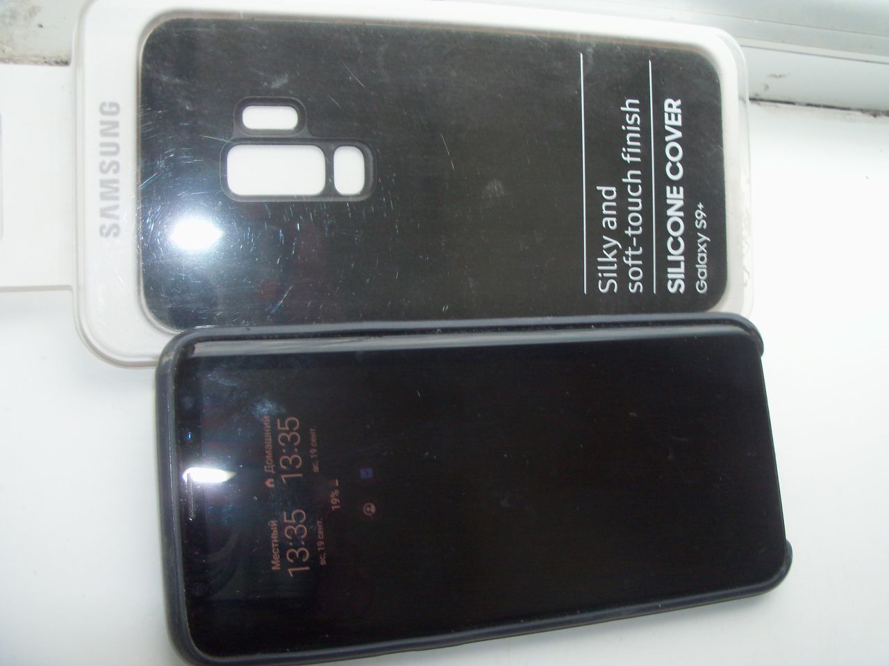 Продаеся черный модный Замшевый Чехол для Samsung S 9 + (новый в ...
