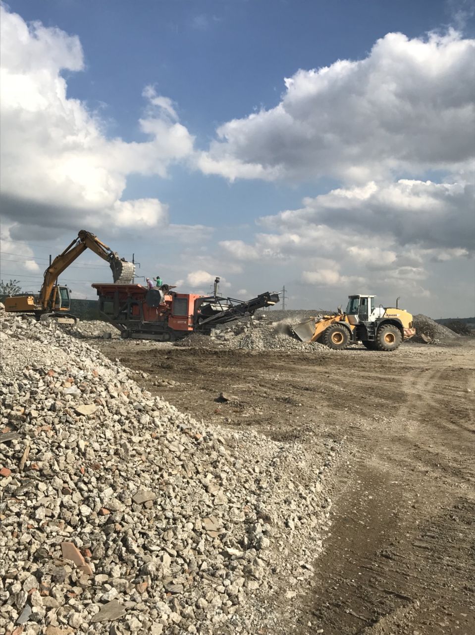 Concasarea betonului (pietris)