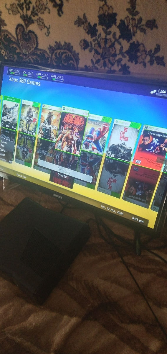 Xbox 360 прошитый + 38 игр + SSD 256 гб современная скоростная память ...