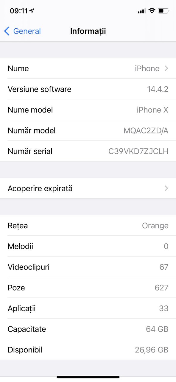 Iphone x 64 pentru detalii si poze scrieti