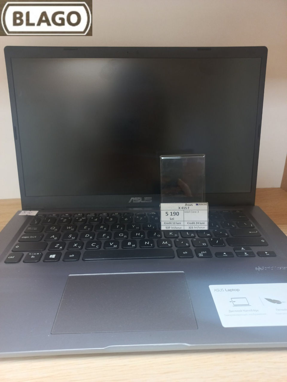 Laptop Asus X415 F