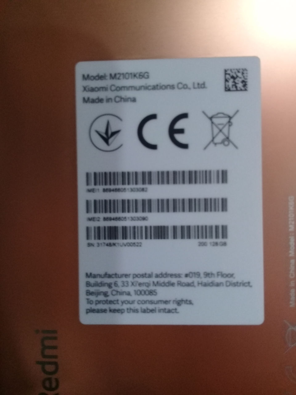 XIAOMI Remi Note 10 Pro