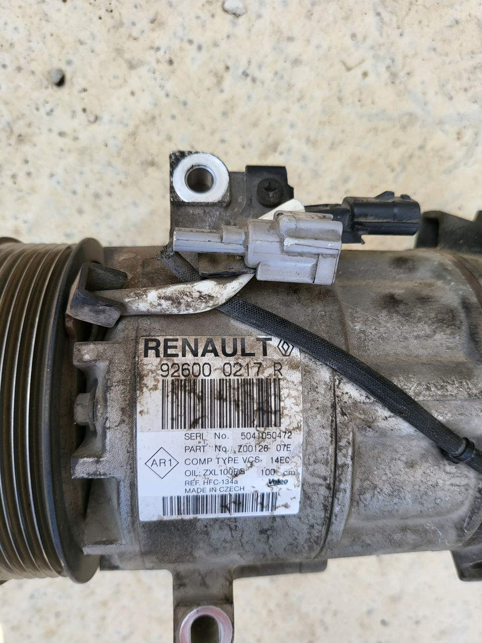 Renault 926000217R компрессор кондиционера