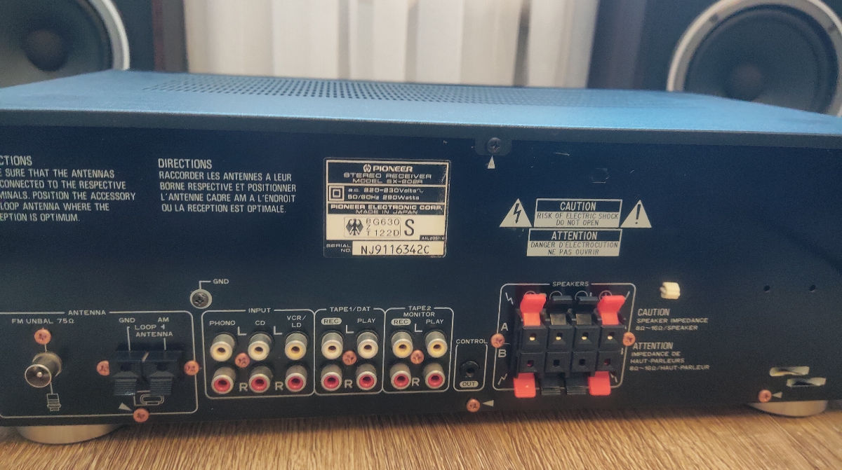 Pioneer SX-202R Japan