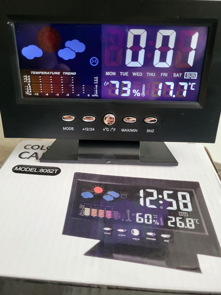Ceas electronic nou temperatura umeditate