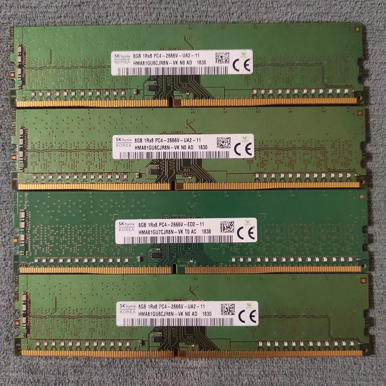ddr4-2133/2400/2666/3000/3200mhz 8-16gb. скидки от 2 шт.