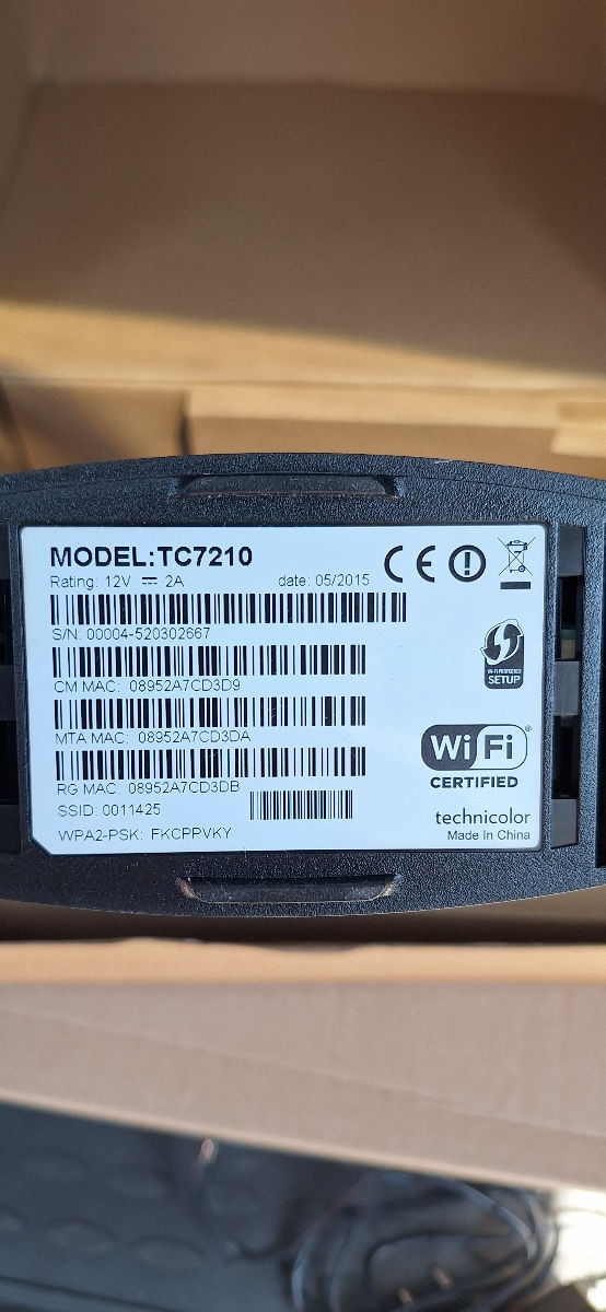 Router Tehnicolor