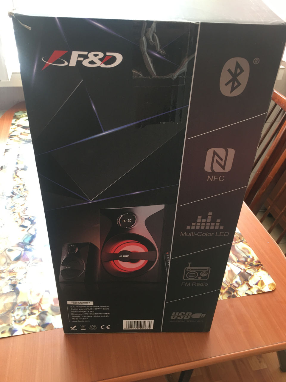 Акустическая система F&D F380X (Bluetootx-интерфейсv4.0