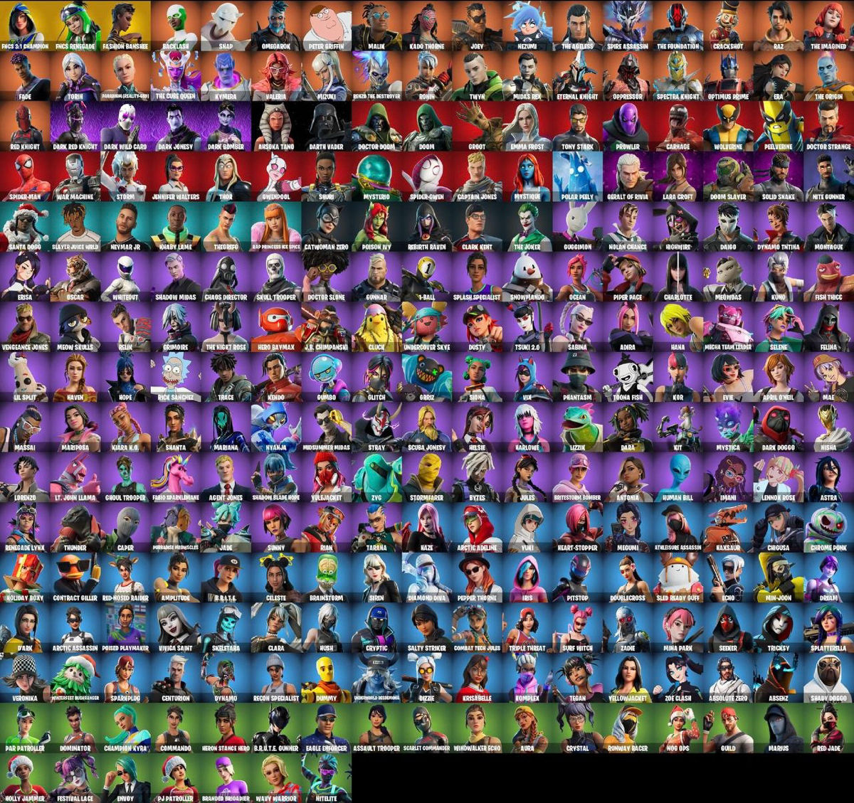 Cont Fortnite 250+ skins cu mail schimbabil