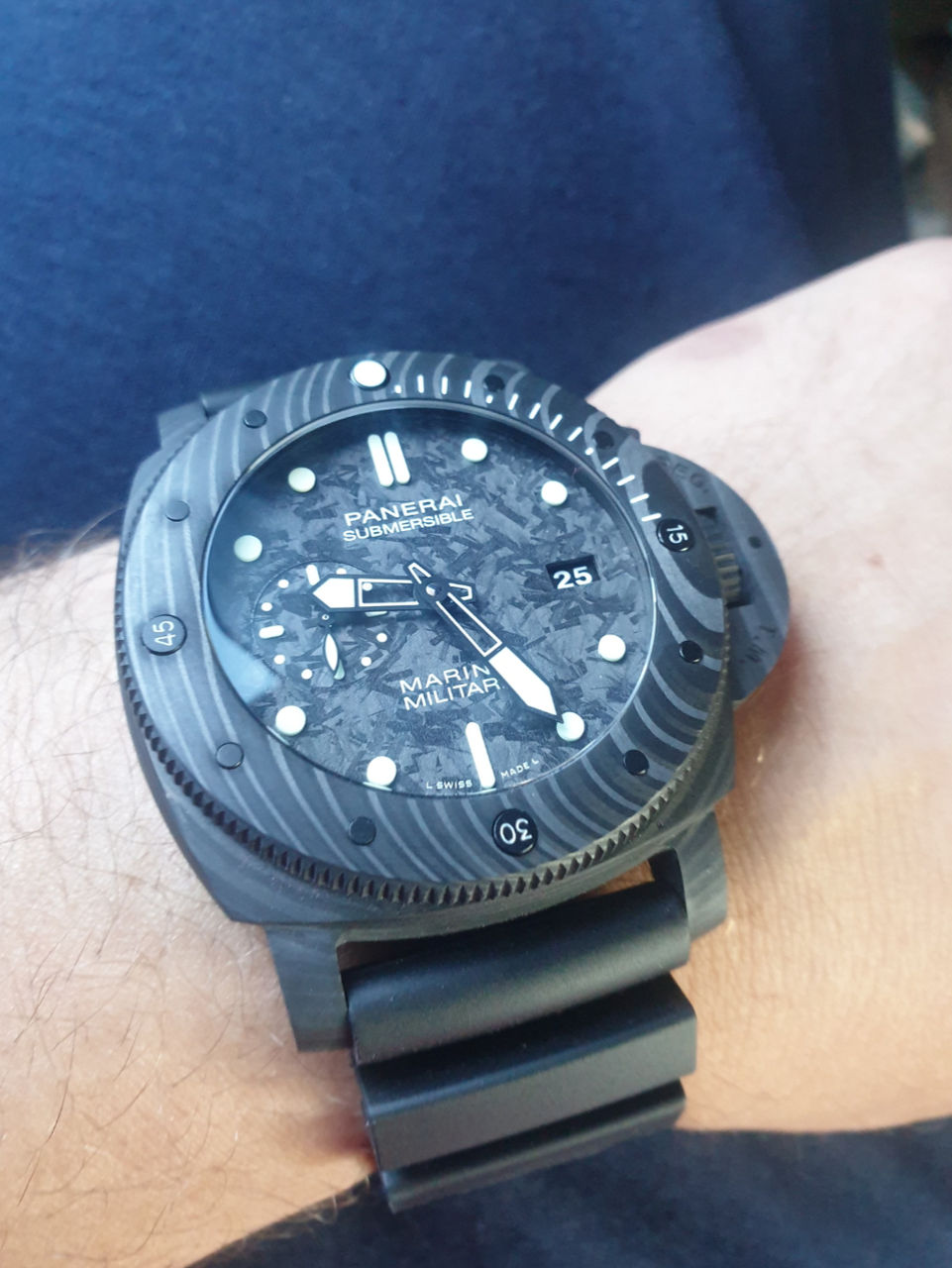 Panerai Submersible Marina Militare Carbotech
