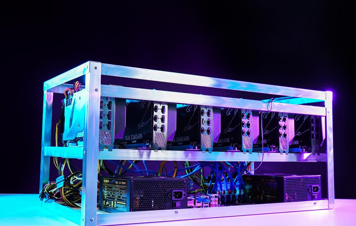 Mining Rig Ferma Nvidia Geforce Rtx 3070 [370 Mhs] [Samsung]