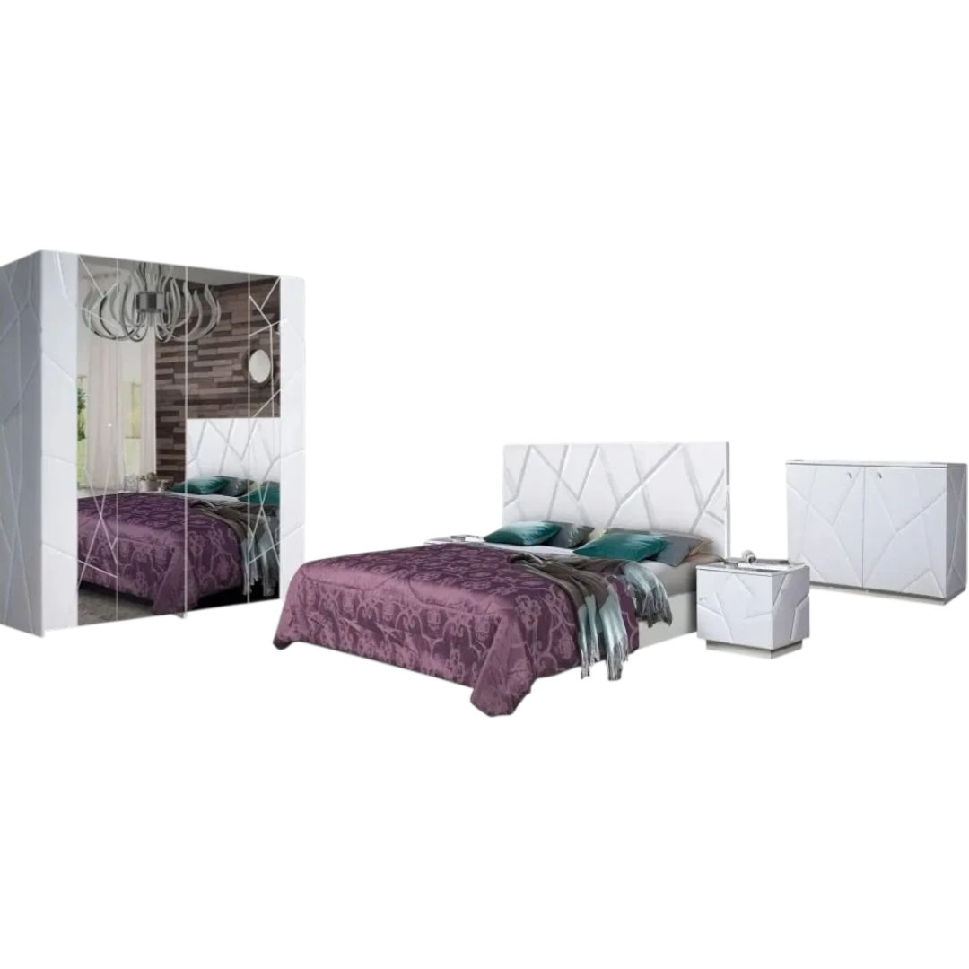 Set mobilă în dormitor Marcel Prod Kenzo (4în1)