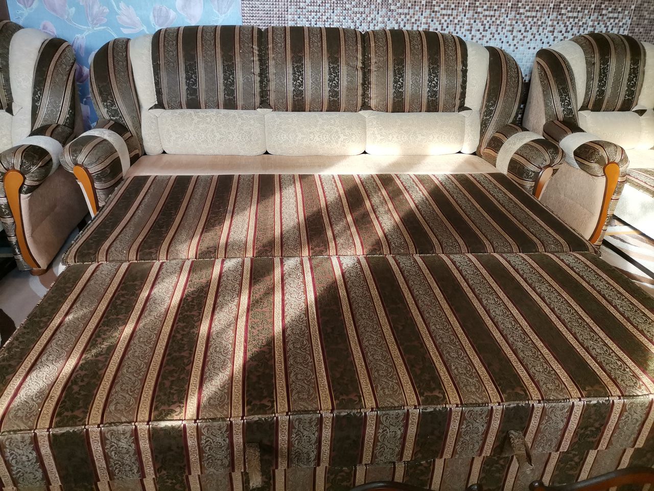 Mobila moale .Sofa si 2 fotolii