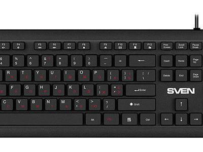 Keyboard Sven Kb-E5700H, Slim, Low-Prole Keys, Island-Style, Fn Key ...