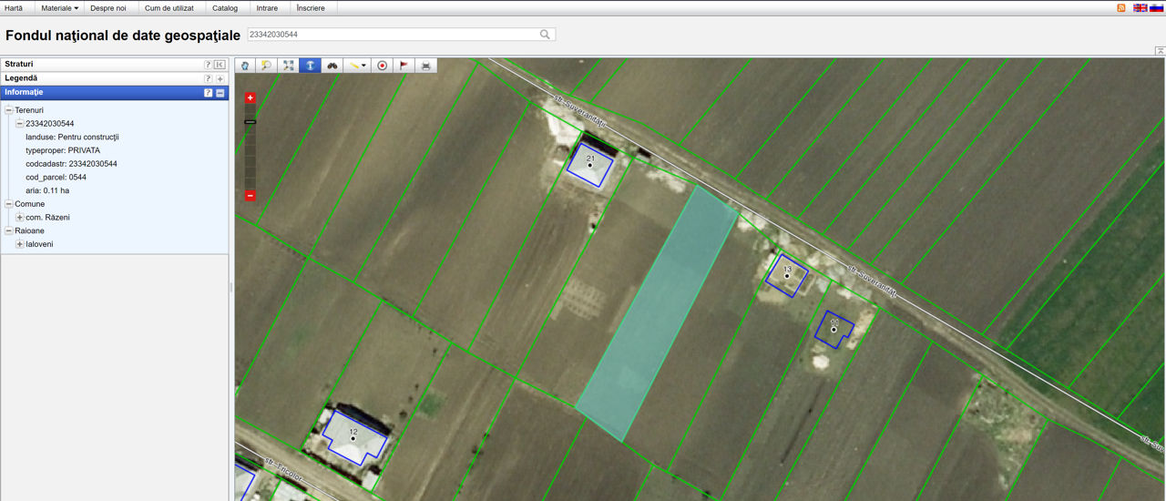 Teren pentru constructii, 12 ari, sat. Razeni