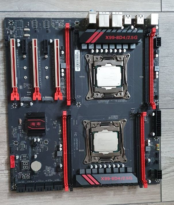 2011V3 Jginyue X99-8D4/2.5G Server + 2 x 2696V3 18c/36t up to 3.8Ghz