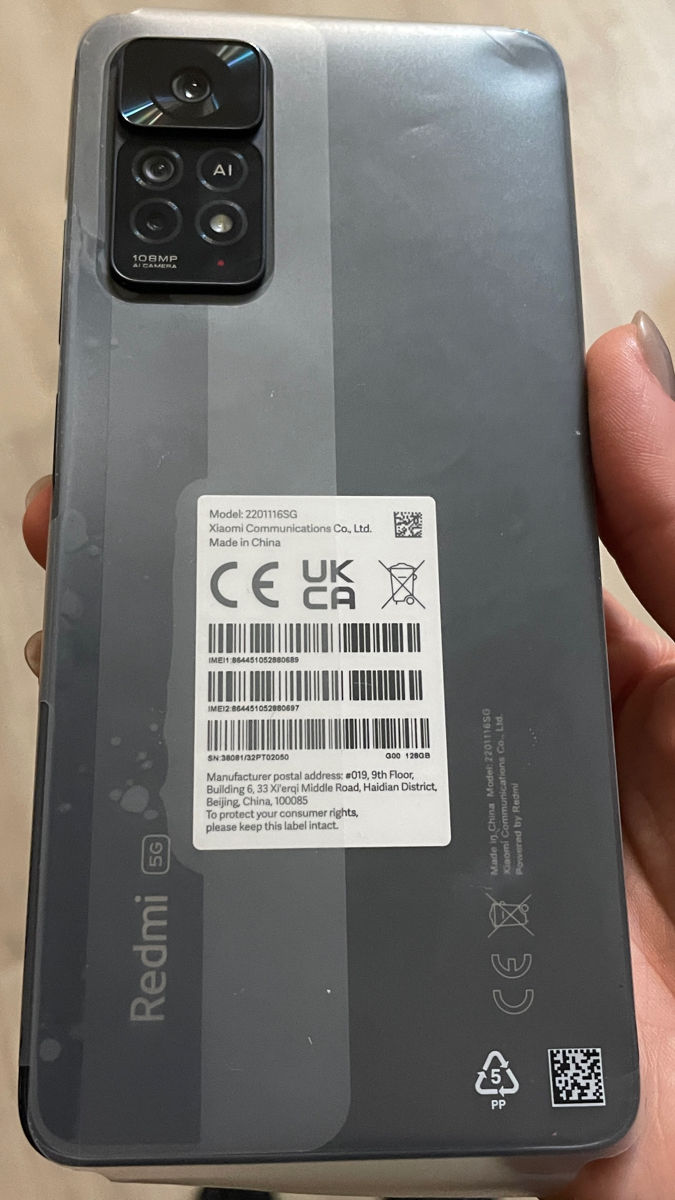 Xiaomi,Redmo Note 11 Pro 5G,este nou are încărcător este fără cutie.