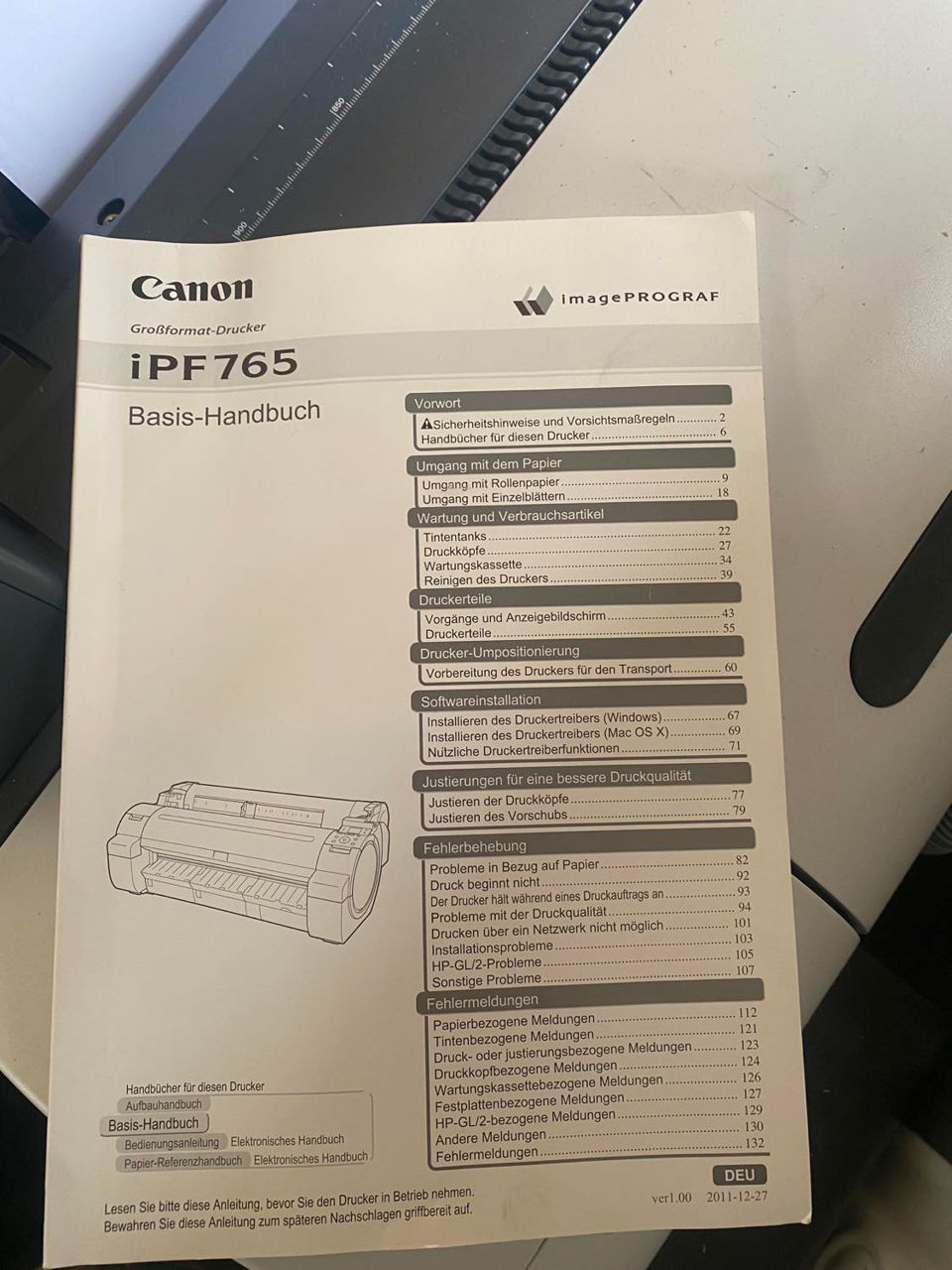 Плотер Canon IPF765