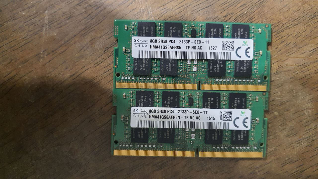 SoDimm DDR4 8GB*2 - 900lei