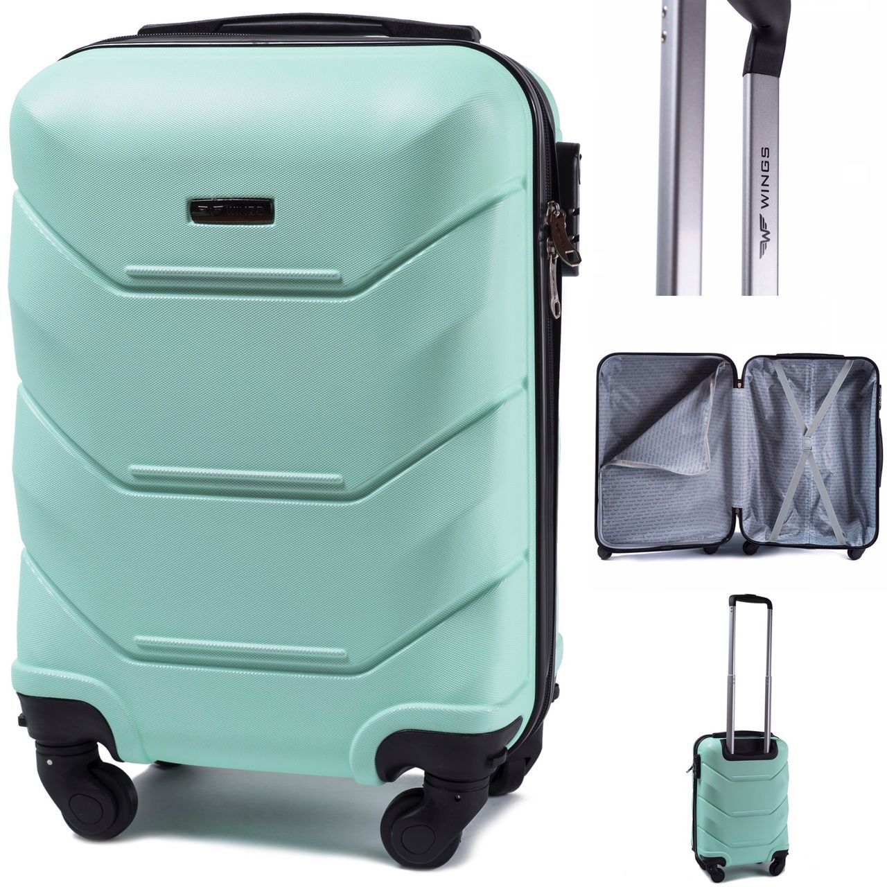 Valiza pt bagaj de mana din polycarbonate, flyone, wizz air, air ...