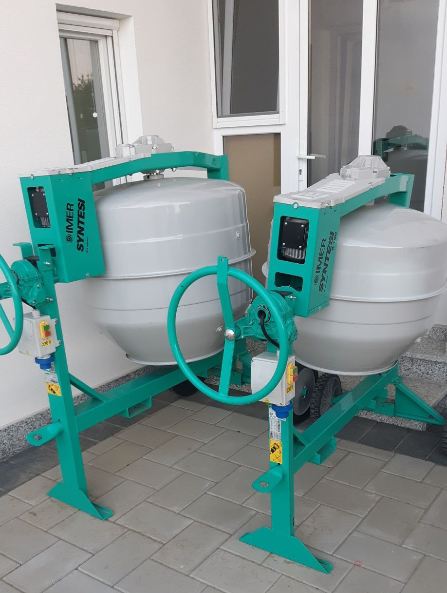 Betoniere Imer Syntesi S-250 si S-300 Made in Italy