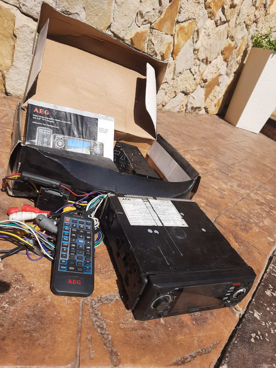 TV, AEG, CS DVD 365 cu fata toatal detasabila