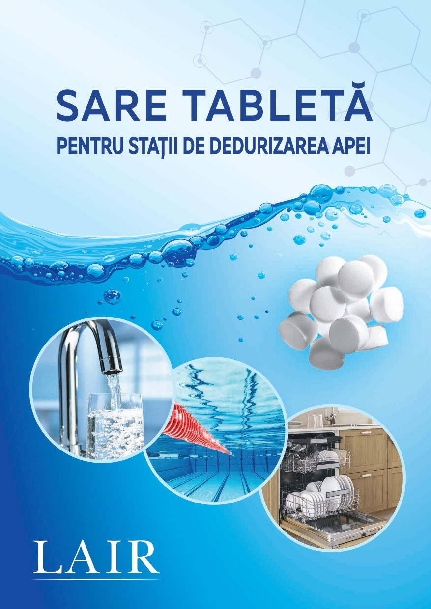 Sare tabletă pentru filtrarea apei