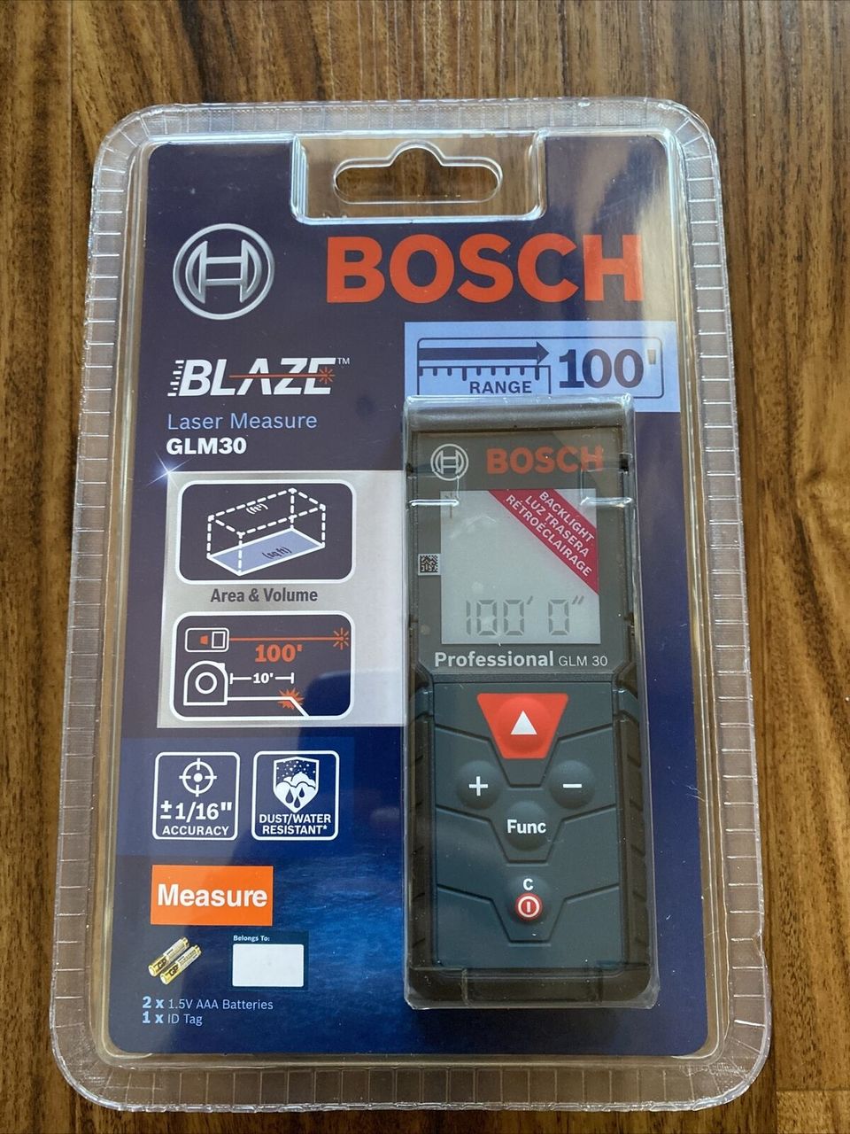Лазерный дальномер ( рулетка ) bosch glm 30 новый в заводской упаковки ...