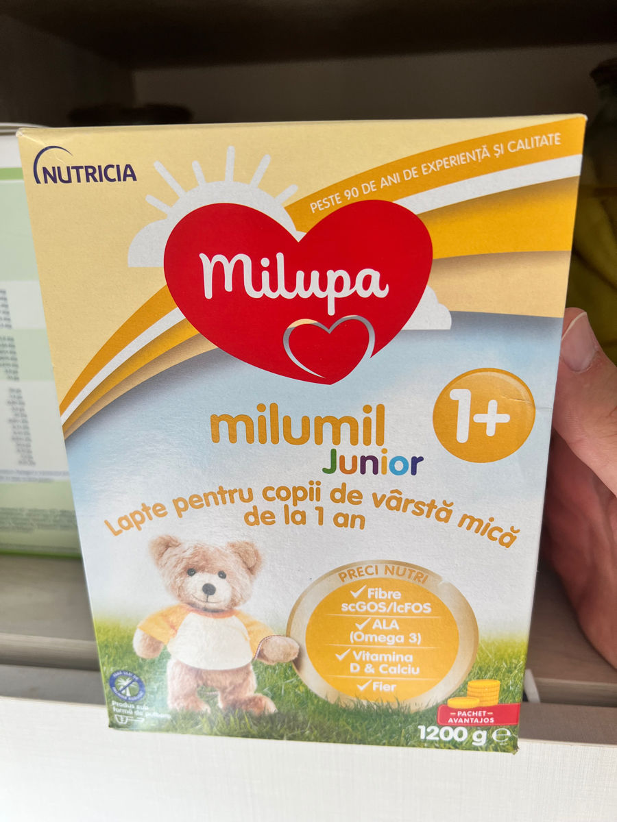 Milupa 1200gr, hipp 800gr