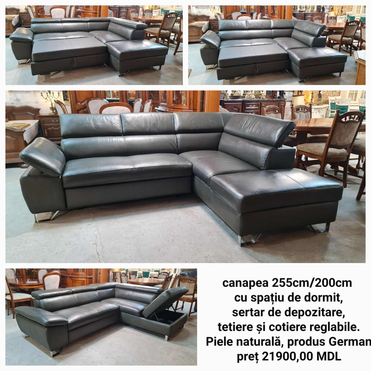 Mobila moale,fotolii-piele naturală.Germania.Уголоки кожаные ...