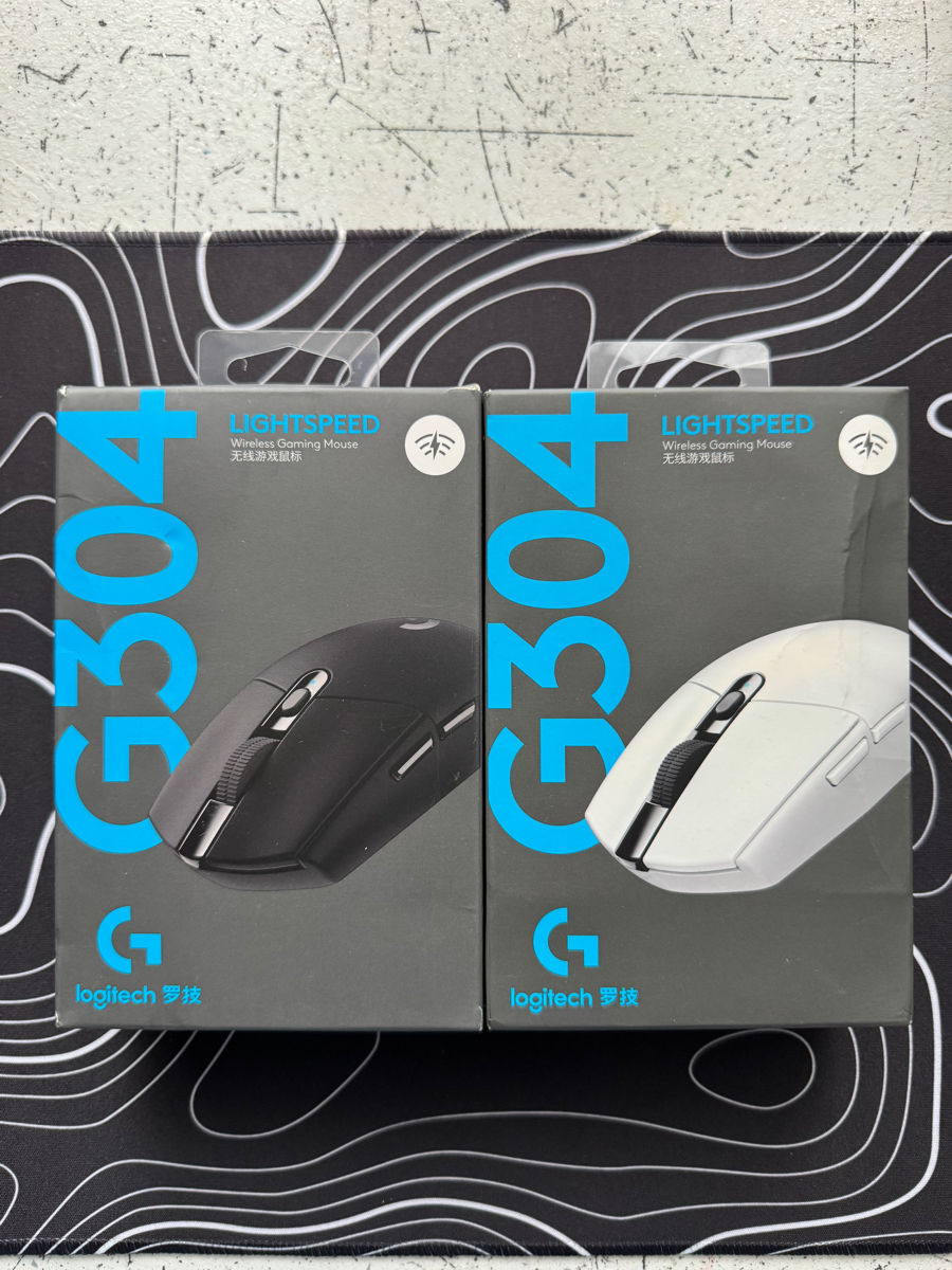 [nou] mouse logitech g304 g305 negru/alb