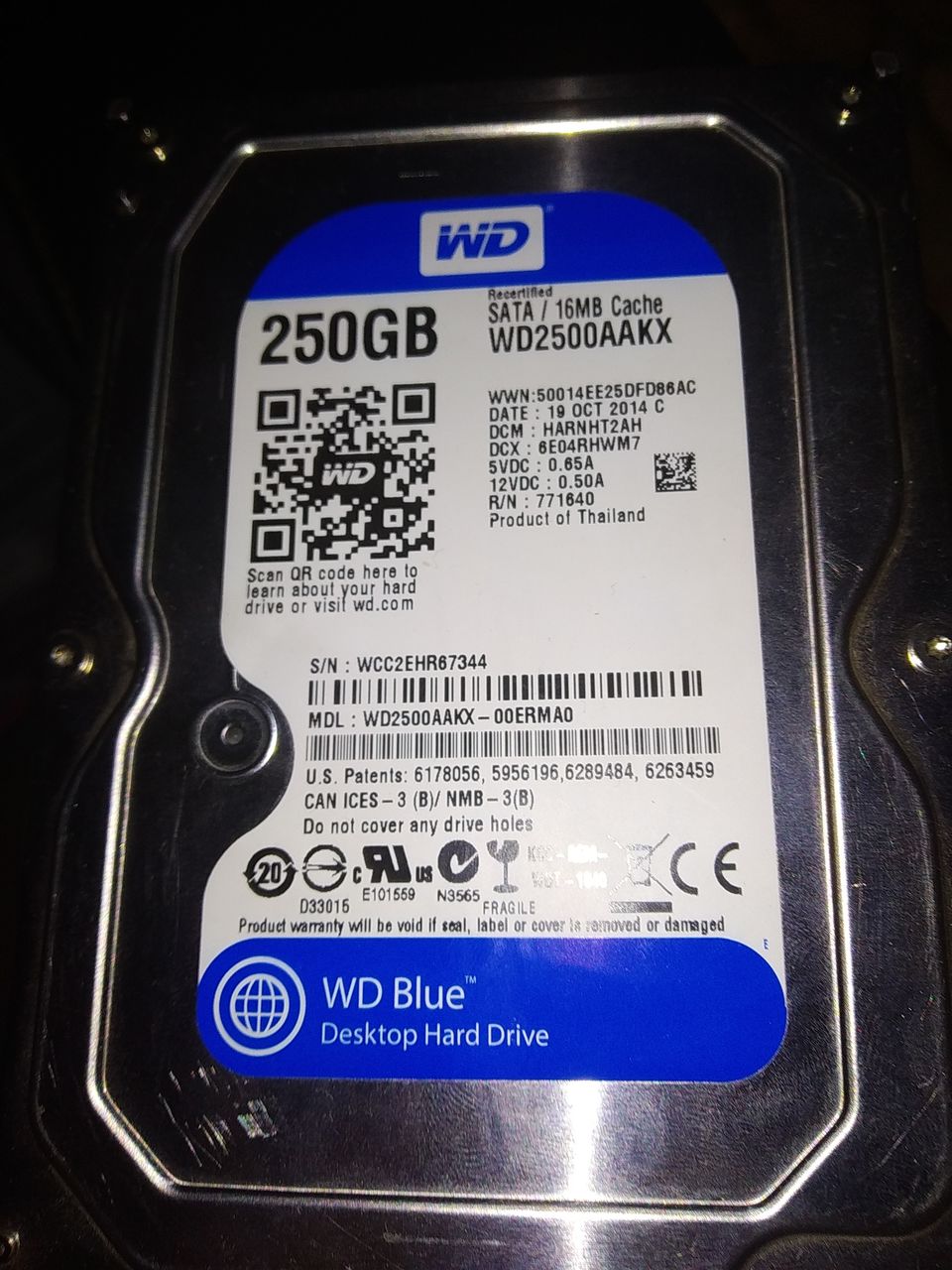 HDD 250 GB