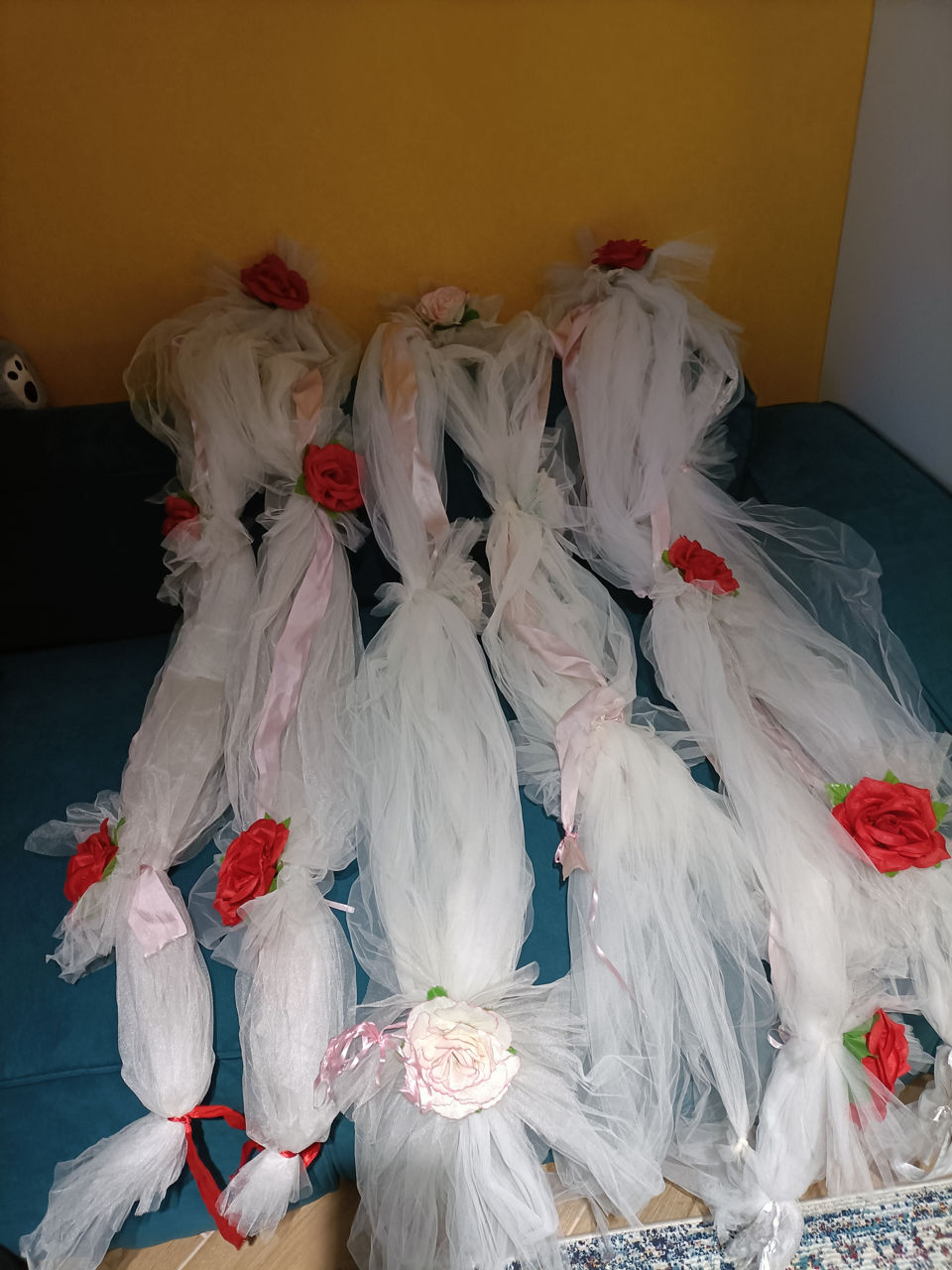 decor pentru mașini la nunta