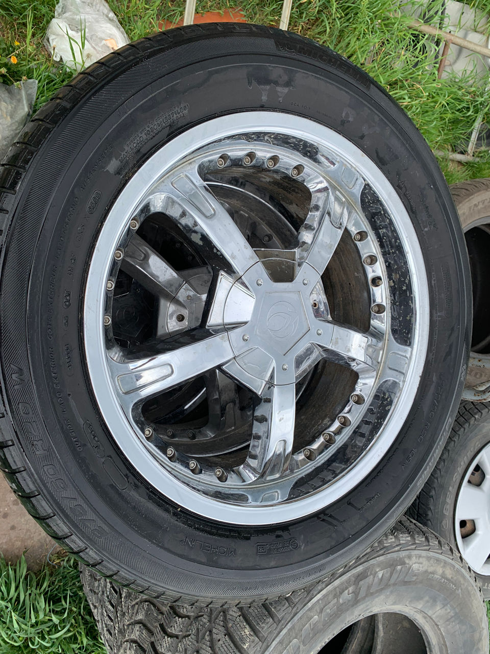 275/50R20 5x120 5x130 complect 4 jante+anvelope Michelin