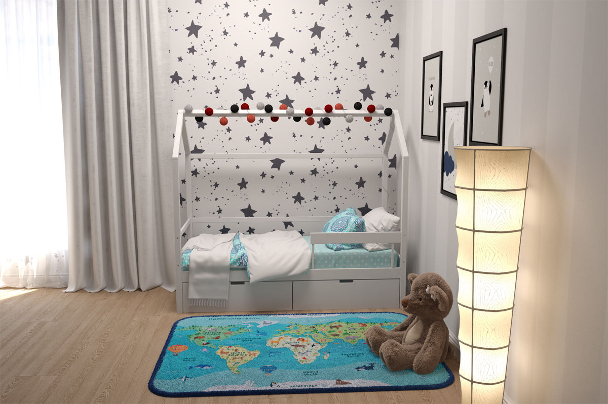 Pat frumos pentru copii la super pret!