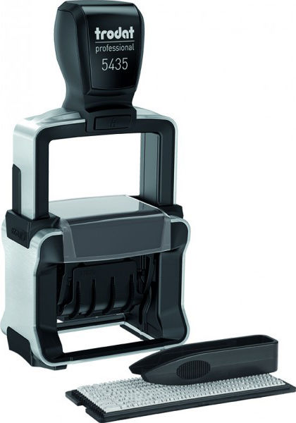 Датер самонаборный Trodat professional 5435 P4.0, 2 строки, 41х 24 mm.