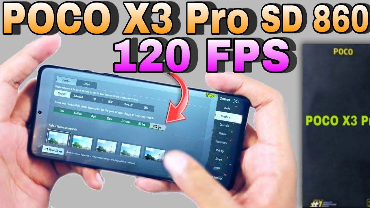 Poxo X3 Pro Pubg 120FPS
