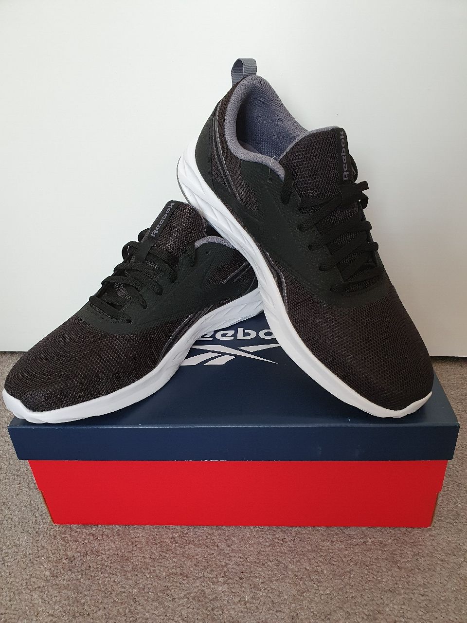 Reebok, New Balance, Nike.