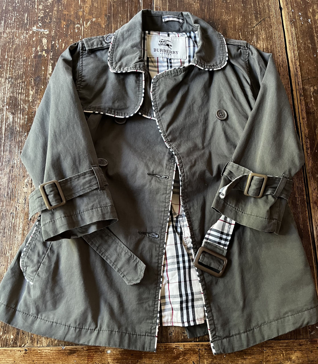 Тренч Burberry 3-4 года