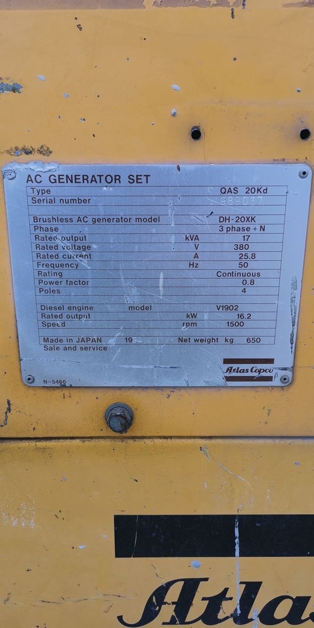 Generator pe motorina