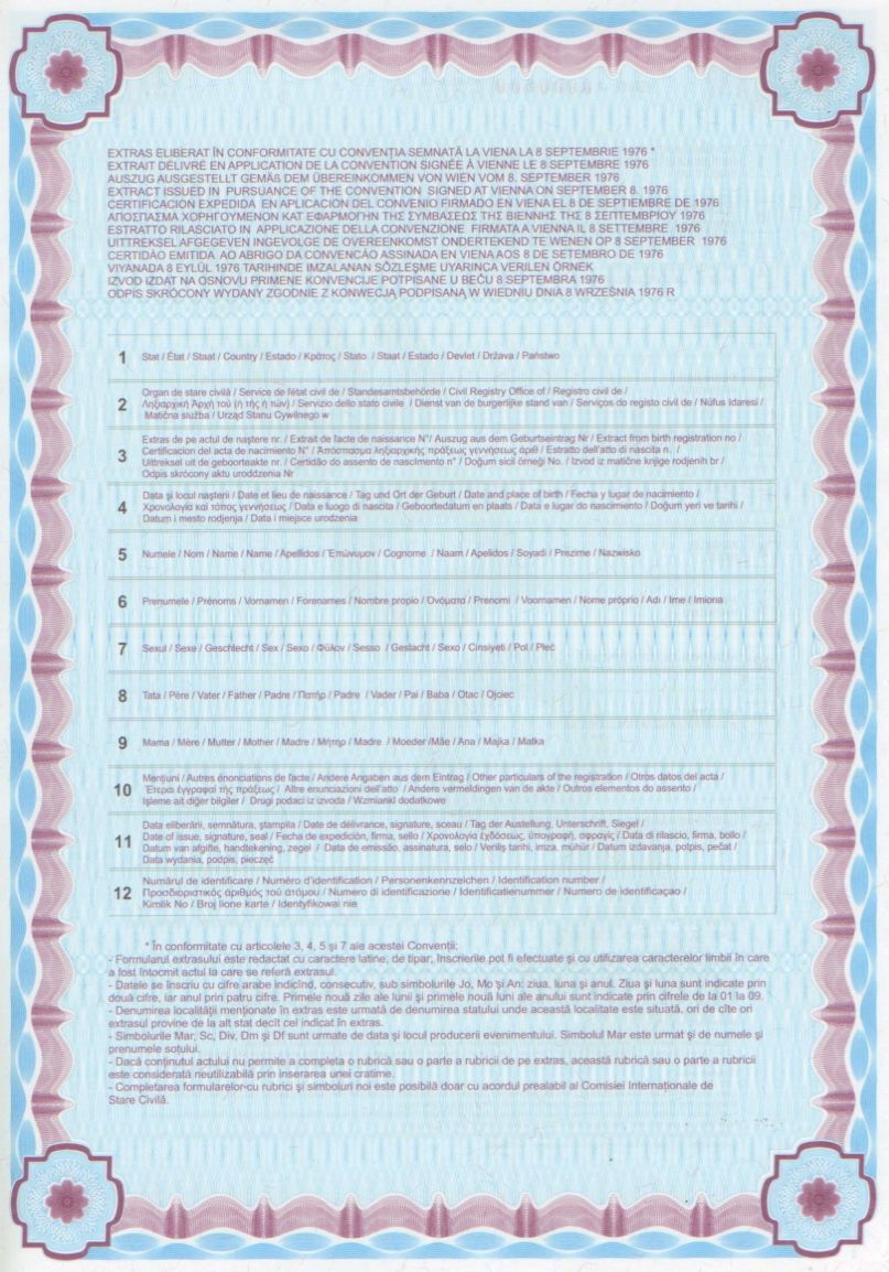 Duplicat, rectificare, mentiune divort, certificat de nastere/casatorie ...