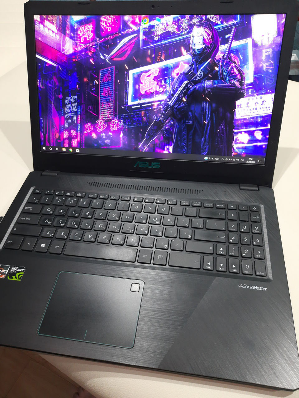 Asus Ryzen 5 Displey 15.6 Ram 8Gb Video GeForce GTX 1050 GDDR5 4GB