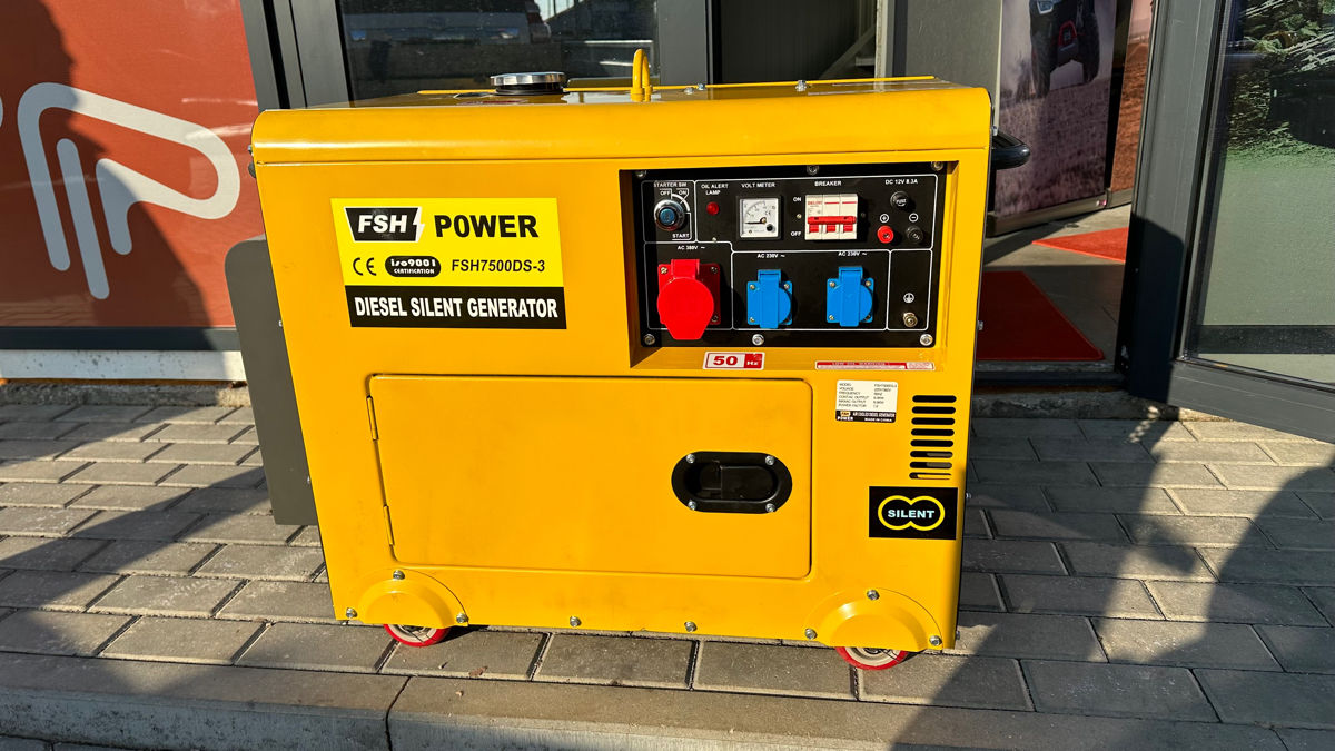 Generator pe motorina 6KW 380/220 cu AVR
