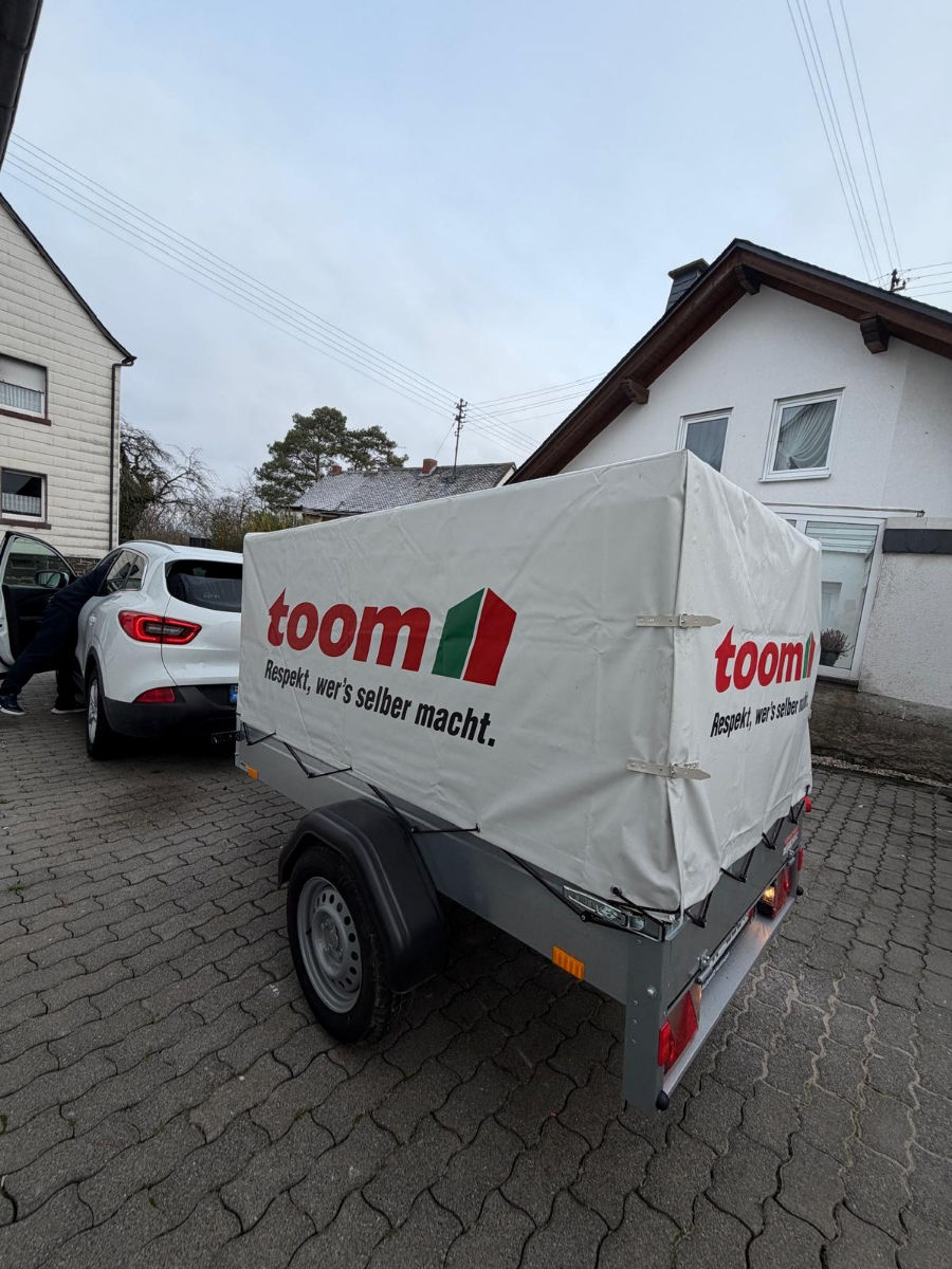Remorca noua recent adusa din Germania cu numere moldovenești mărimea ...