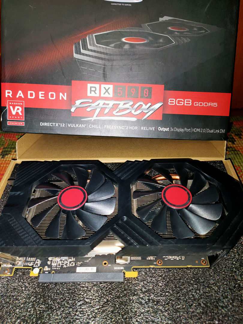 XFX amd radeon RX 590 Fatboy 8 g 256 bit